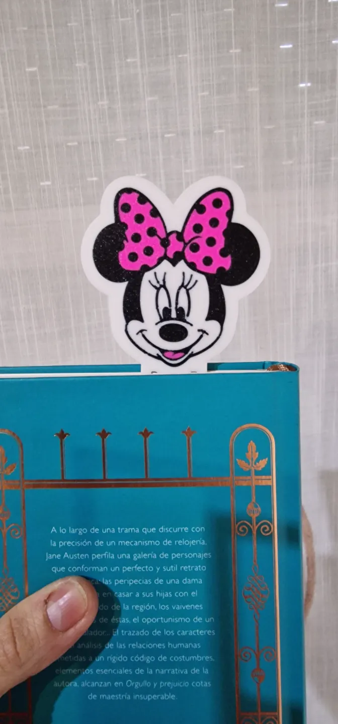 MINNIE MOUSE bookmark Marcador libros MINNIE MOUSE by darvil66 - MakerWorld