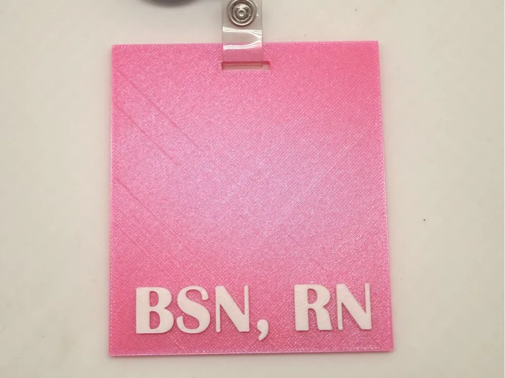 Horizontal Name Badge-Badge Buddy - Free 3D Print Model - MakerWorld