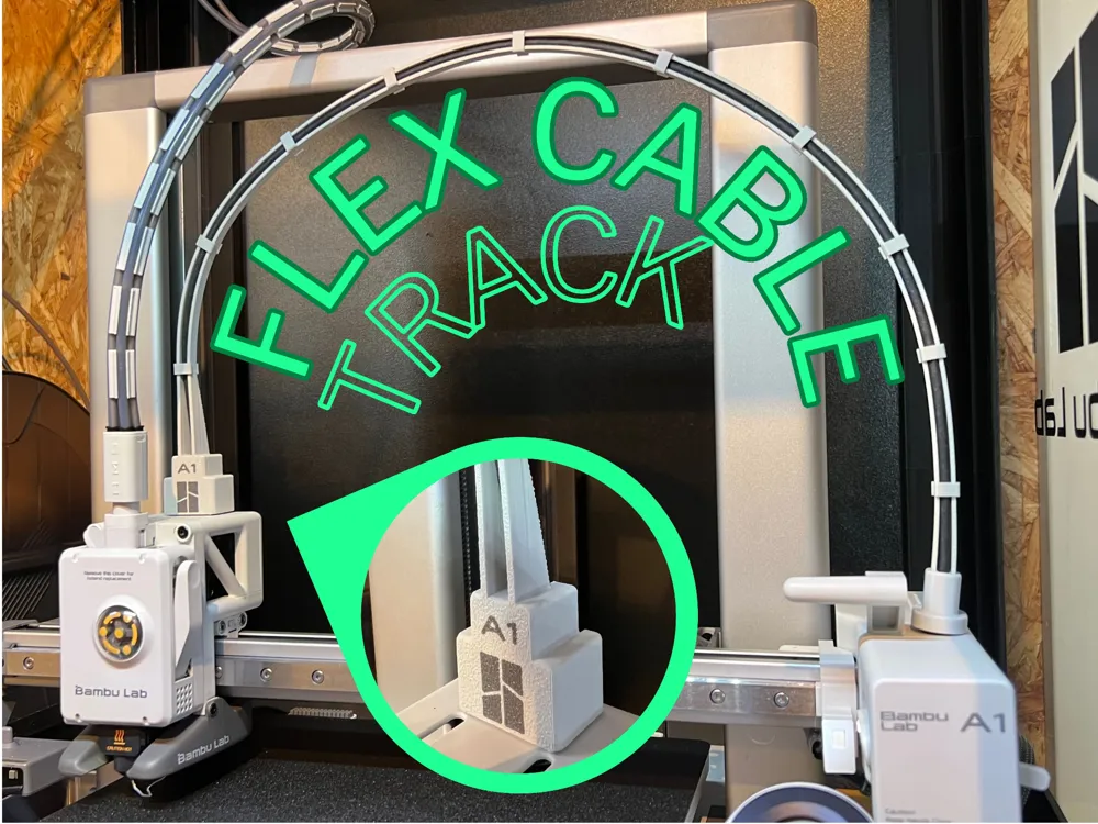 Flex Cable Track by Venoe22 MakerWorld: Download Free 3D Models