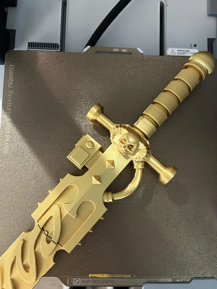 40k Librarian's Blade, power sword - Free 3D Print Model - MakerWorld
