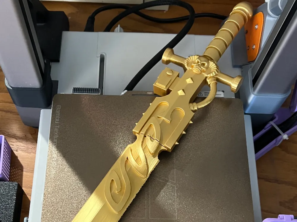40k Librarian's Blade, power sword - Free 3D Print Model - MakerWorld