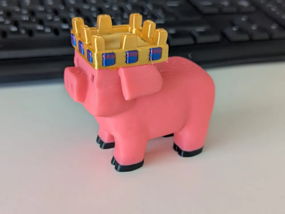 King Pig - (a legend) from the Minecraft Movie by Alex.M MakerWorld ...