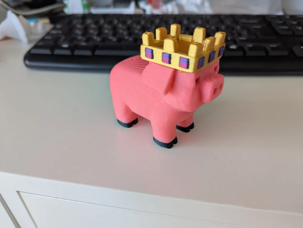 King Pig - (a legend) from the Minecraft Movie by Alex.M MakerWorld ...