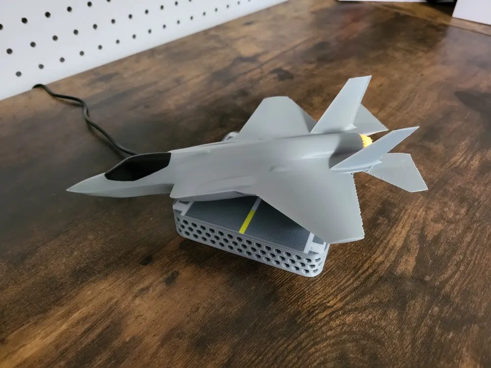 Levitating F-35 Lightning II with Light-Up Engine by PrintMint ...