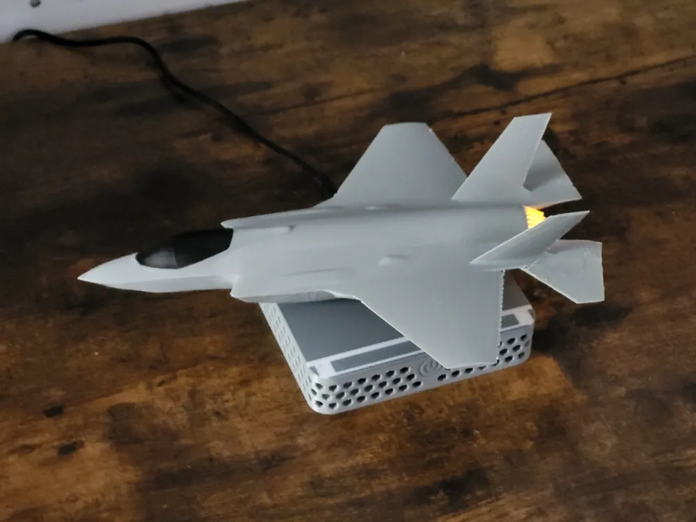 Levitating F-35 Lightning II with Light-Up Engine by PrintMint ...