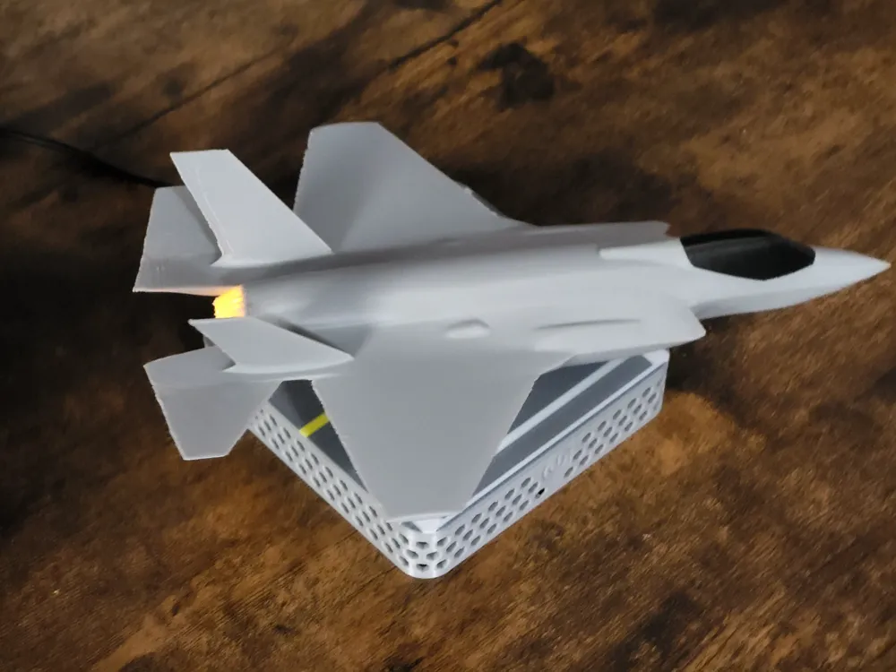 Levitating F-35 Lightning II with Light-Up Engine by PrintMint ...