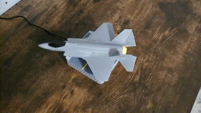 Levitating F-35 Lightning II with Light-Up Engine by PrintMint ...