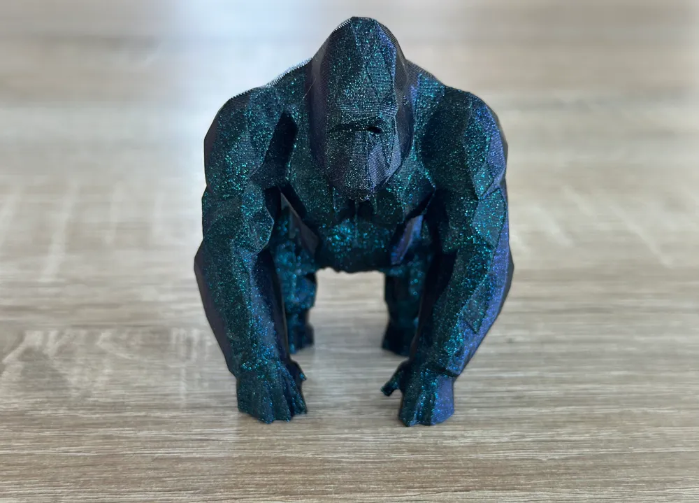 Low poly gorilla by 3Dcrabi MakerWorld: Download Free 3D Models