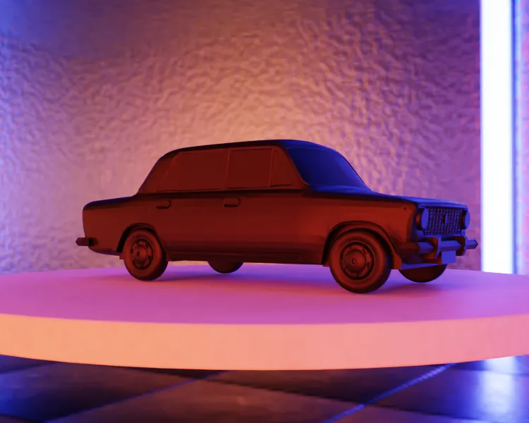 Lada 2101 - Classic Soviet Car Model - Free 3D Print Model - MakerWorld