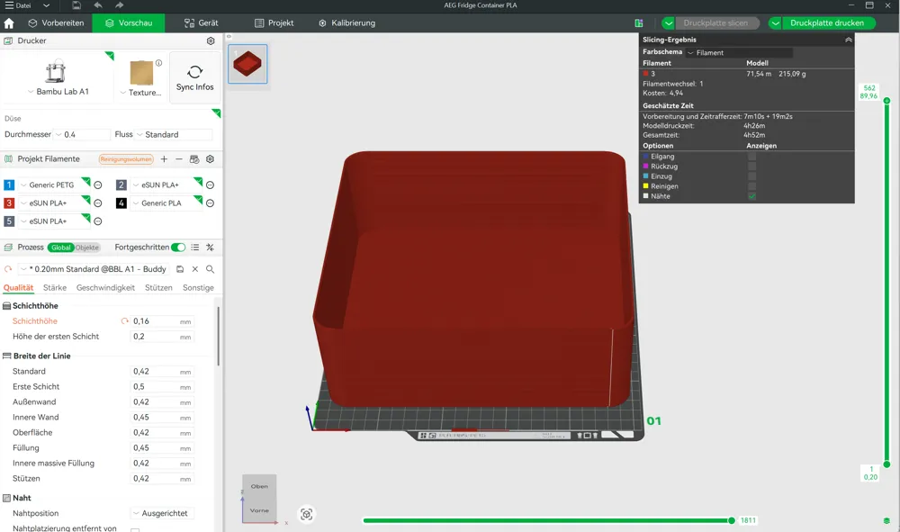 AEG Fridge Container for Cheese and Deli - Free 3D Print Model - MakerWorld