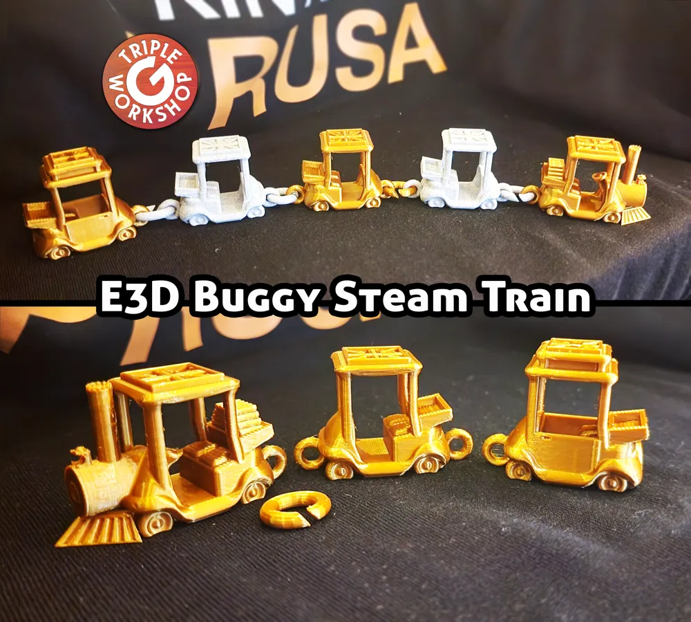 E3D Buggy ~ Steam Train Remixed by TripleGWorkshop - MakerWorld