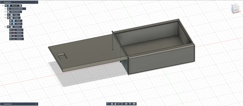 Small box with sliding - Free 3D Print Model - MakerWorld