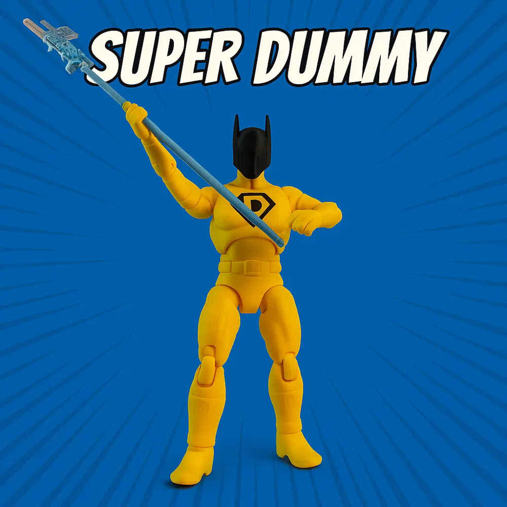 Super Dummy Mk1 – Articulated - No assembly - Free 3D Print Model ...
