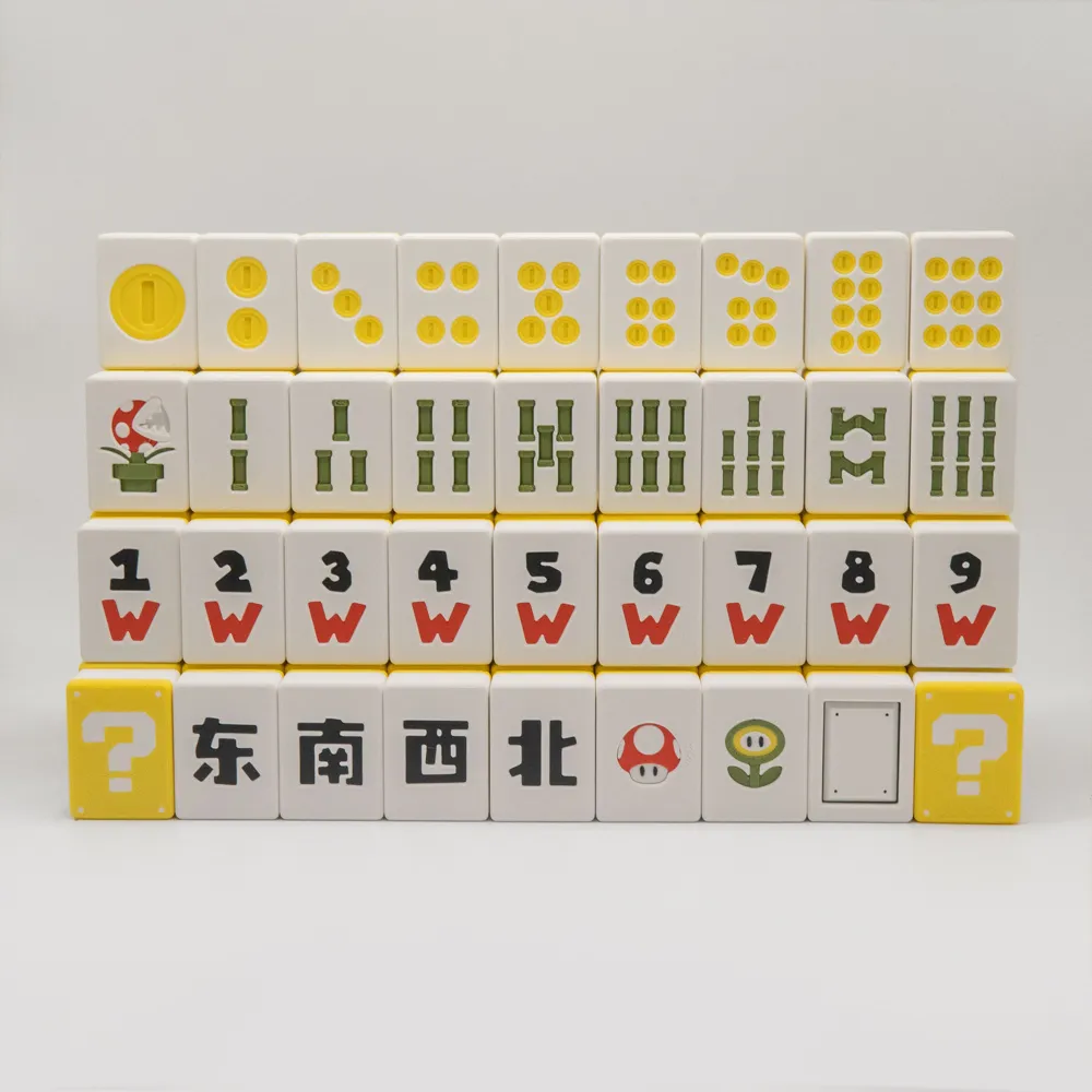 Super Mario Mahjong | Guangdong Mahjong | Single color or multi-color ...