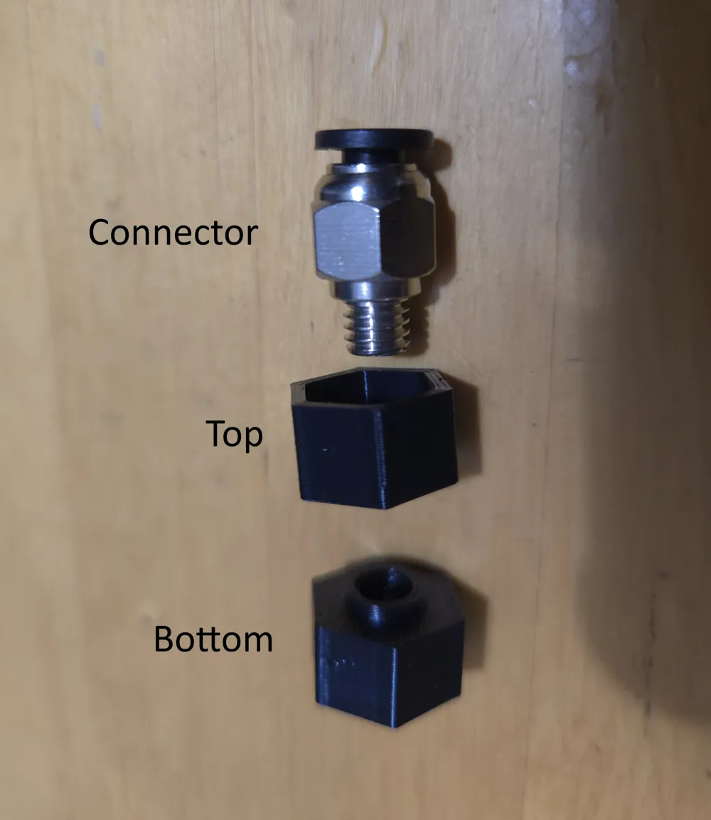 Creality Space Pi PTFE Tube Connector - Free 3D Print Model - MakerWorld