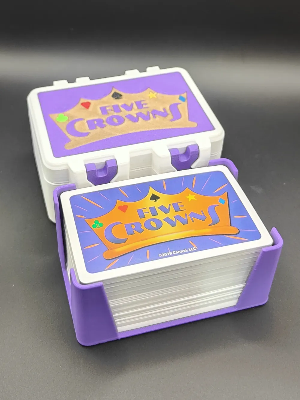 Five Crowns Card Box - SnapLock - Free 3D Print Model - MakerWorld