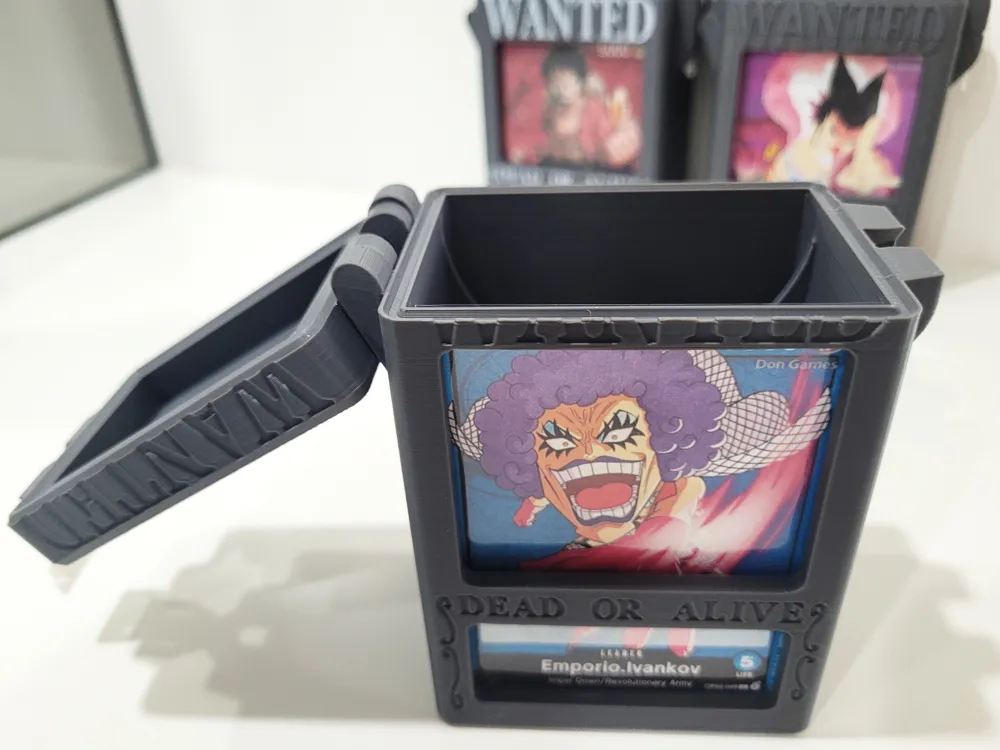 One Piece Card Game Leader Deck Box Rugged Secure - Free 3D Print Model ...