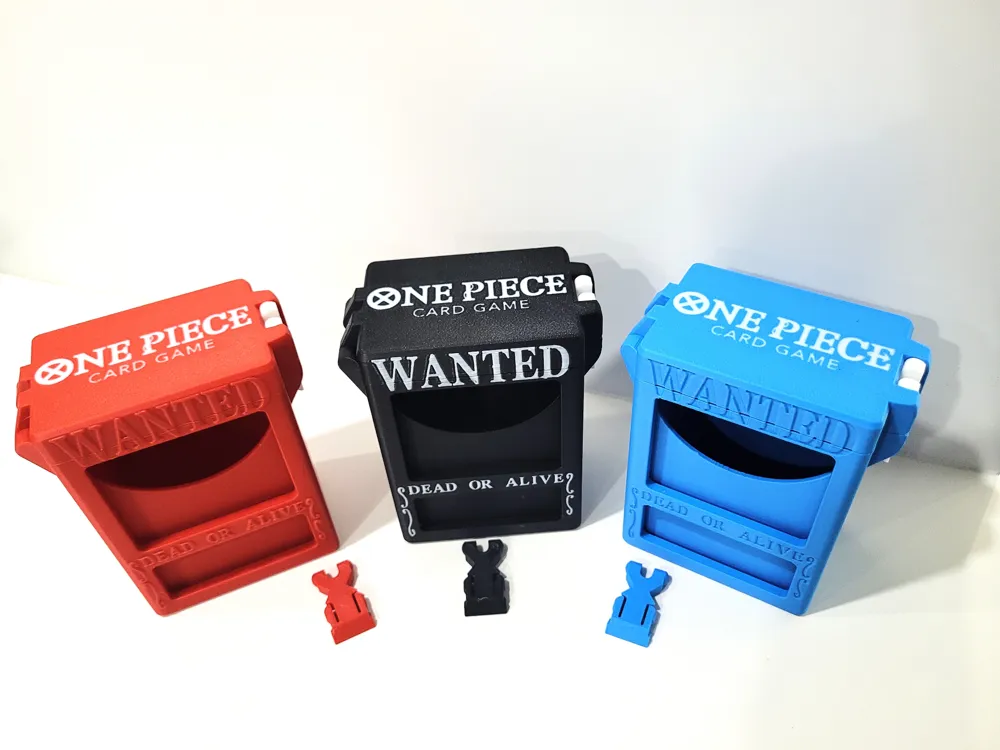 One Piece Card Game Leader Deck Box Rugged Secure - Free 3D Print Model ...