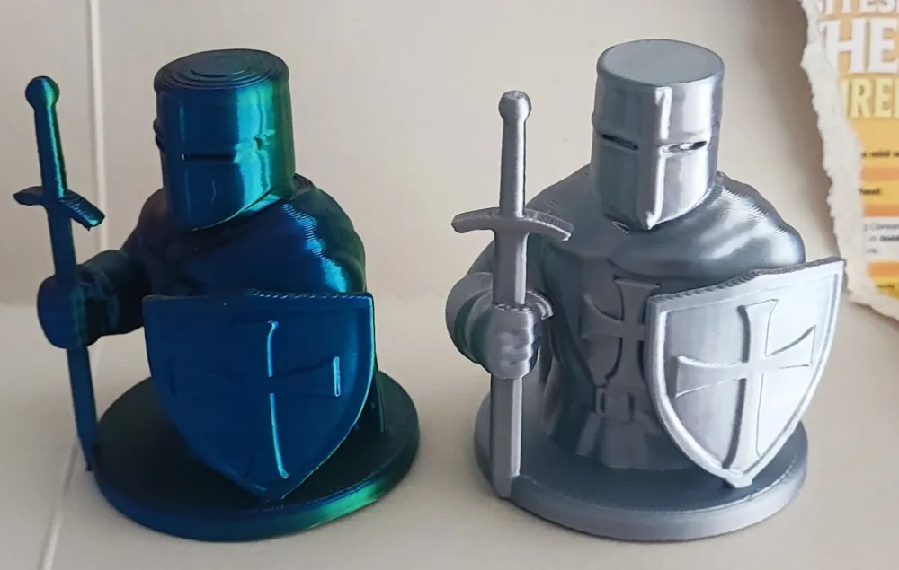 Templar Knight Bust by > PEACEORPIECES3D MakerWorld: Download Free 3D ...