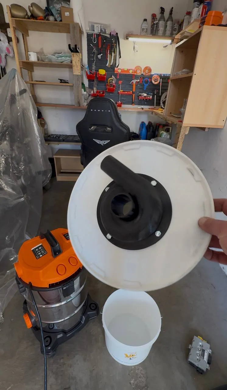 Cyclone Dust Separator 120 mm - Free 3D Print Model - MakerWorld