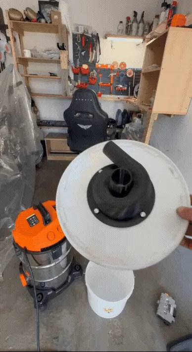 Cyclone Dust Separator 120 mm - Free 3D Print Model - MakerWorld
