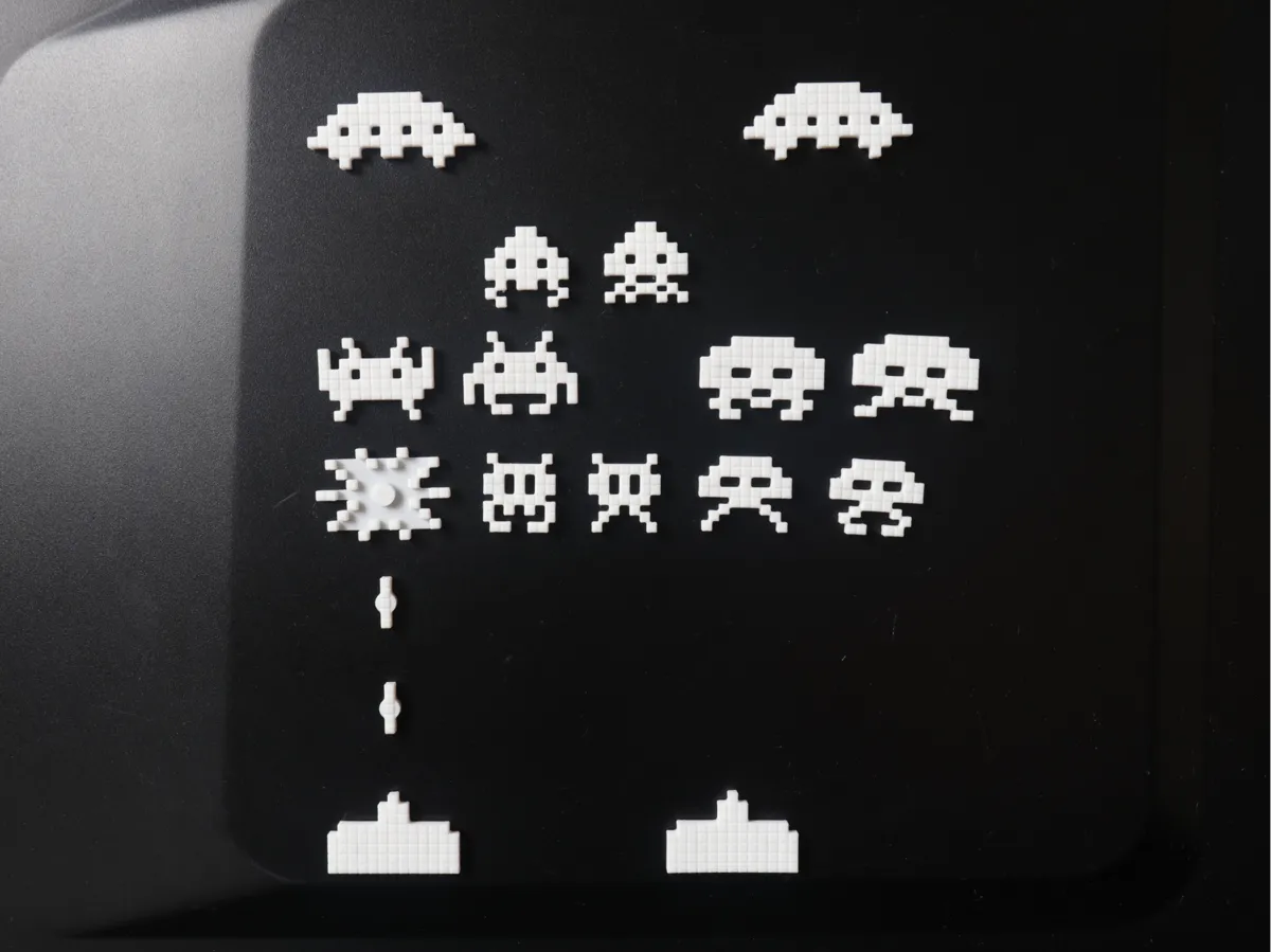 Space Invaders Magnetic Sticker by REXXU MakerWorld: Download Free 3D ...