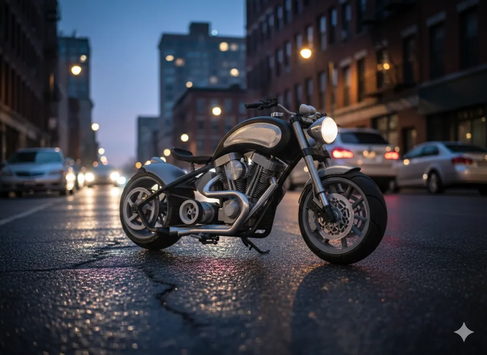 moto harley davidson custom - Free 3D Print Model - MakerWorld