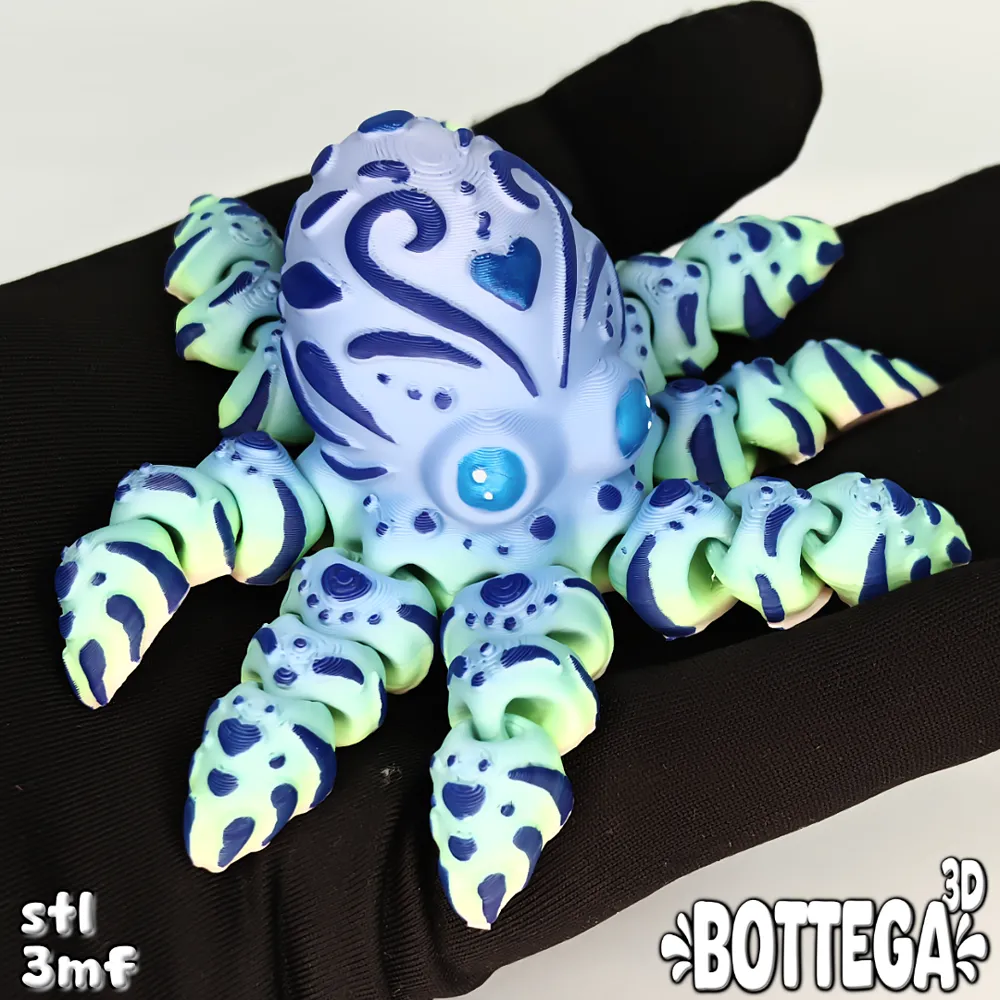 Spirit Octopus Free by Bottega 3D - MakerWorld