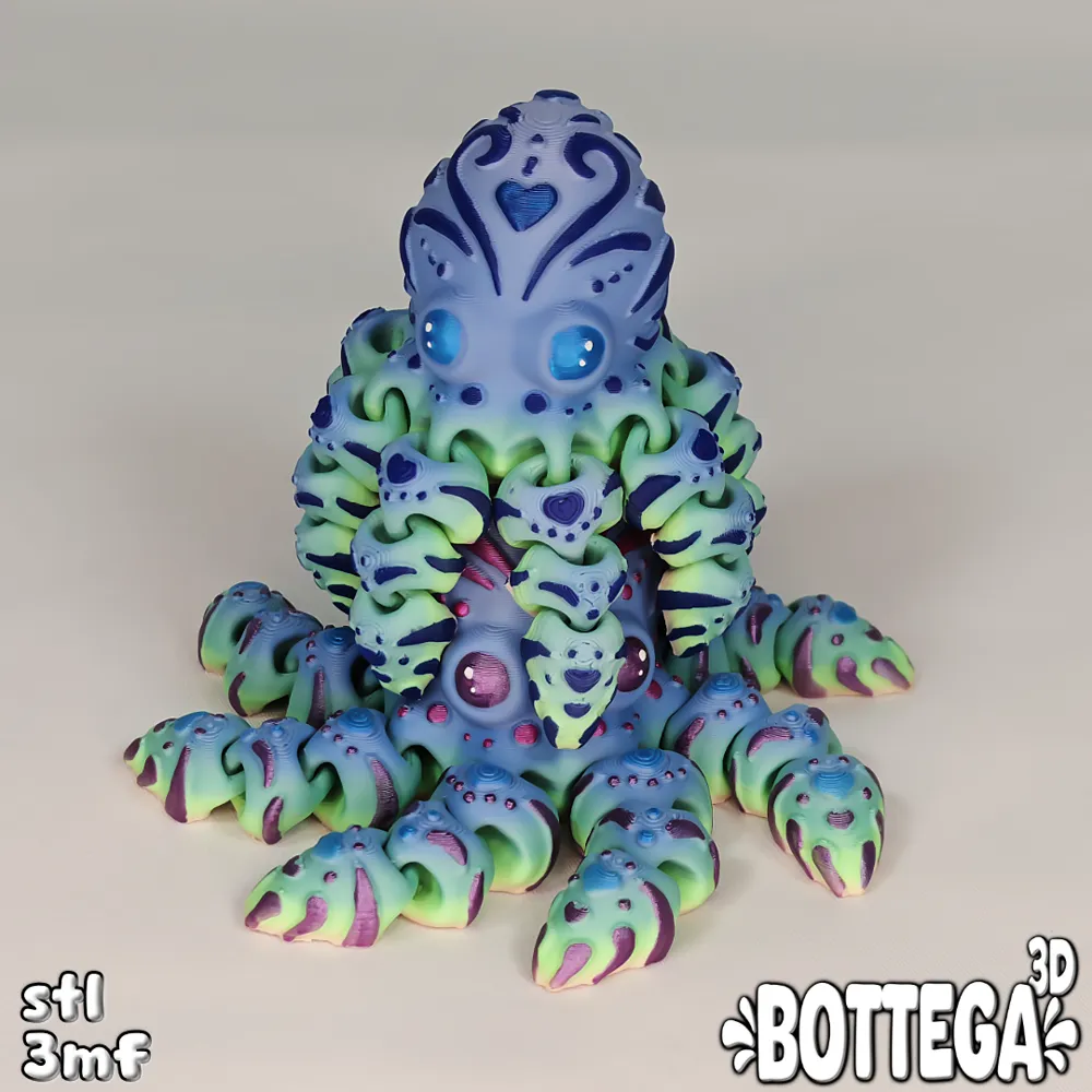 Spirit Octopus Free by Bottega 3D - MakerWorld