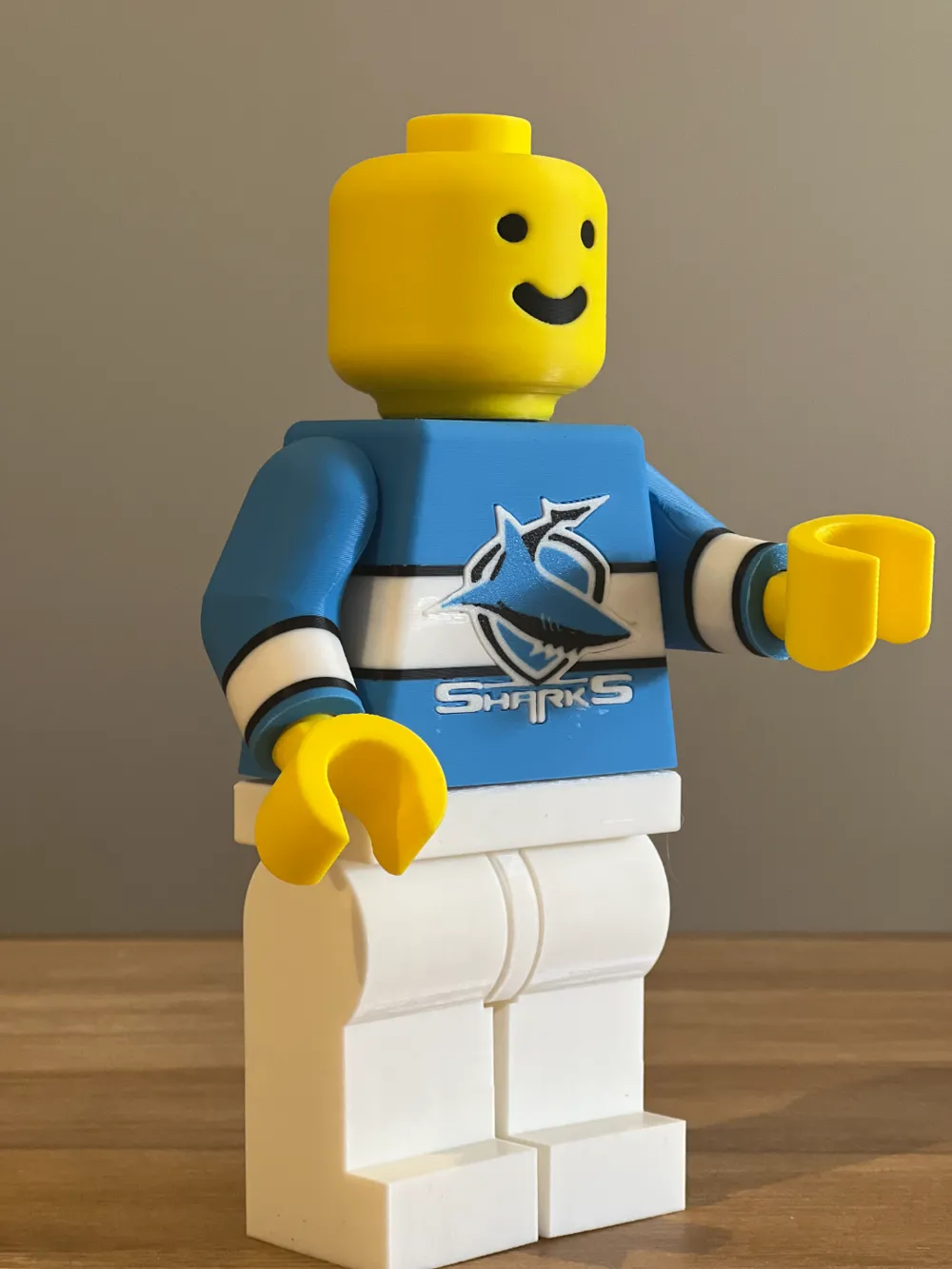 NRL Brickman - Cronulla Sharks by JandaaMakerWorld: Download Free 3D Models