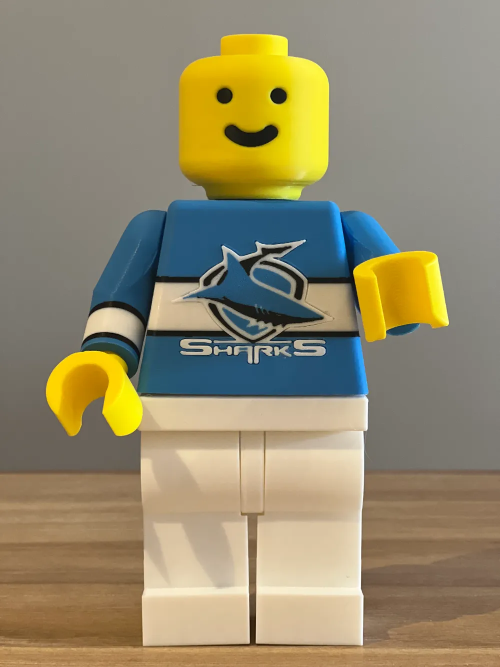NRL Brickman - Cronulla Sharks by JandaaMakerWorld: Download Free 3D Models