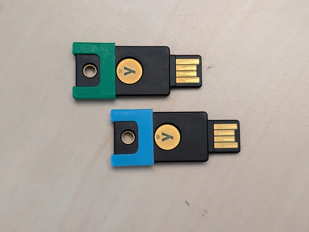 YubiShirt - YubiKey cover for color coding - Free 3D Print Model ...