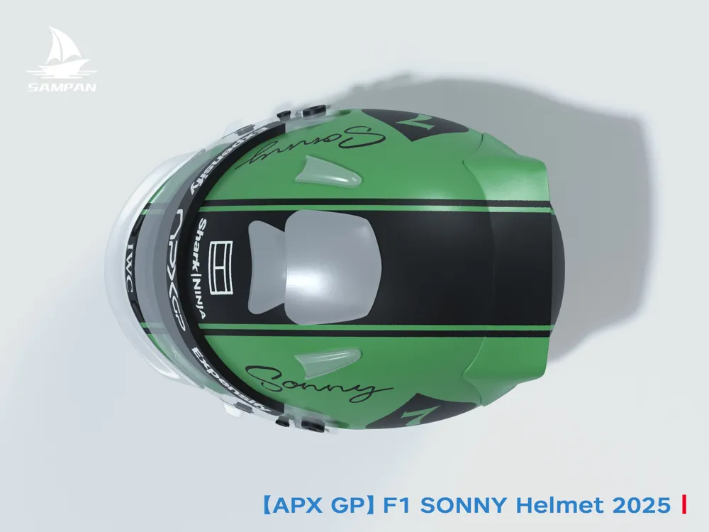 【APXGP】F1: Apex Sonny Hayes (Brad Pitt) Racing Helmet F1 Helmet Movie ...