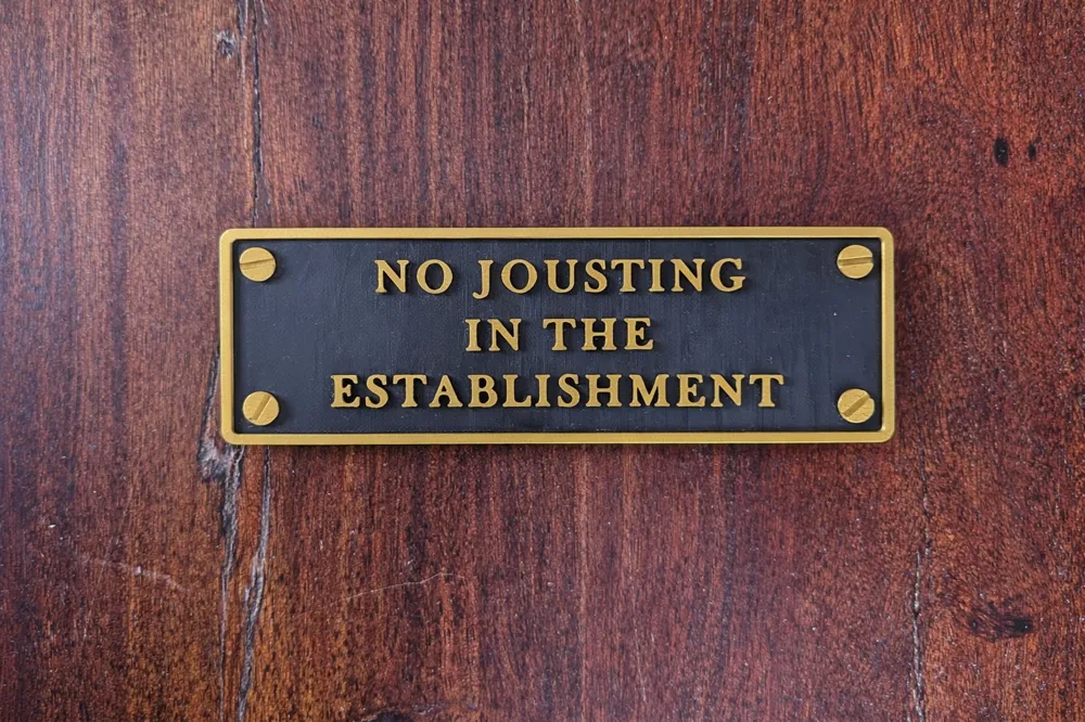 Bar Rules – Institutional Notices for Domestic Use - Free 3D Print ...