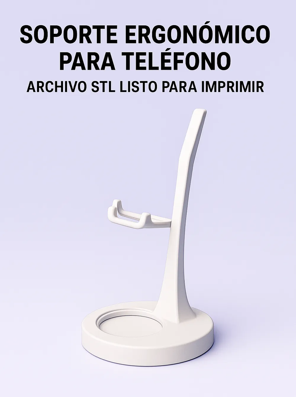 Ergonomic smartphone stand. Modern design by Ocilirca MakerWorld ...