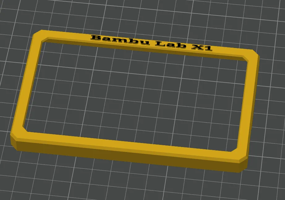 BambuLab X1 ScreenCover with Logo Remixed by 3D Tyrone - MakerWorld