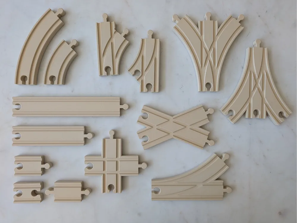 Brio Train Track Replicas - Free 3D Print Model - MakerWorld