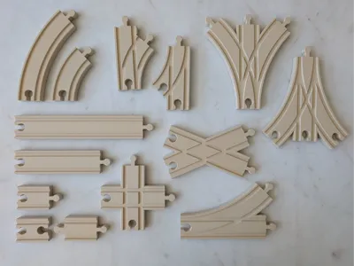3d printed train track - MakerWorld