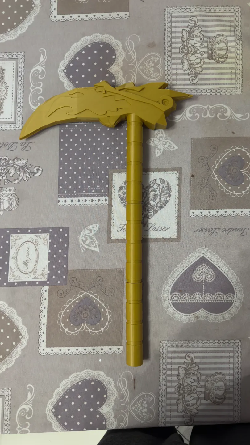 Scythe of quakes Ninjago - Free 3D Print Model - MakerWorld