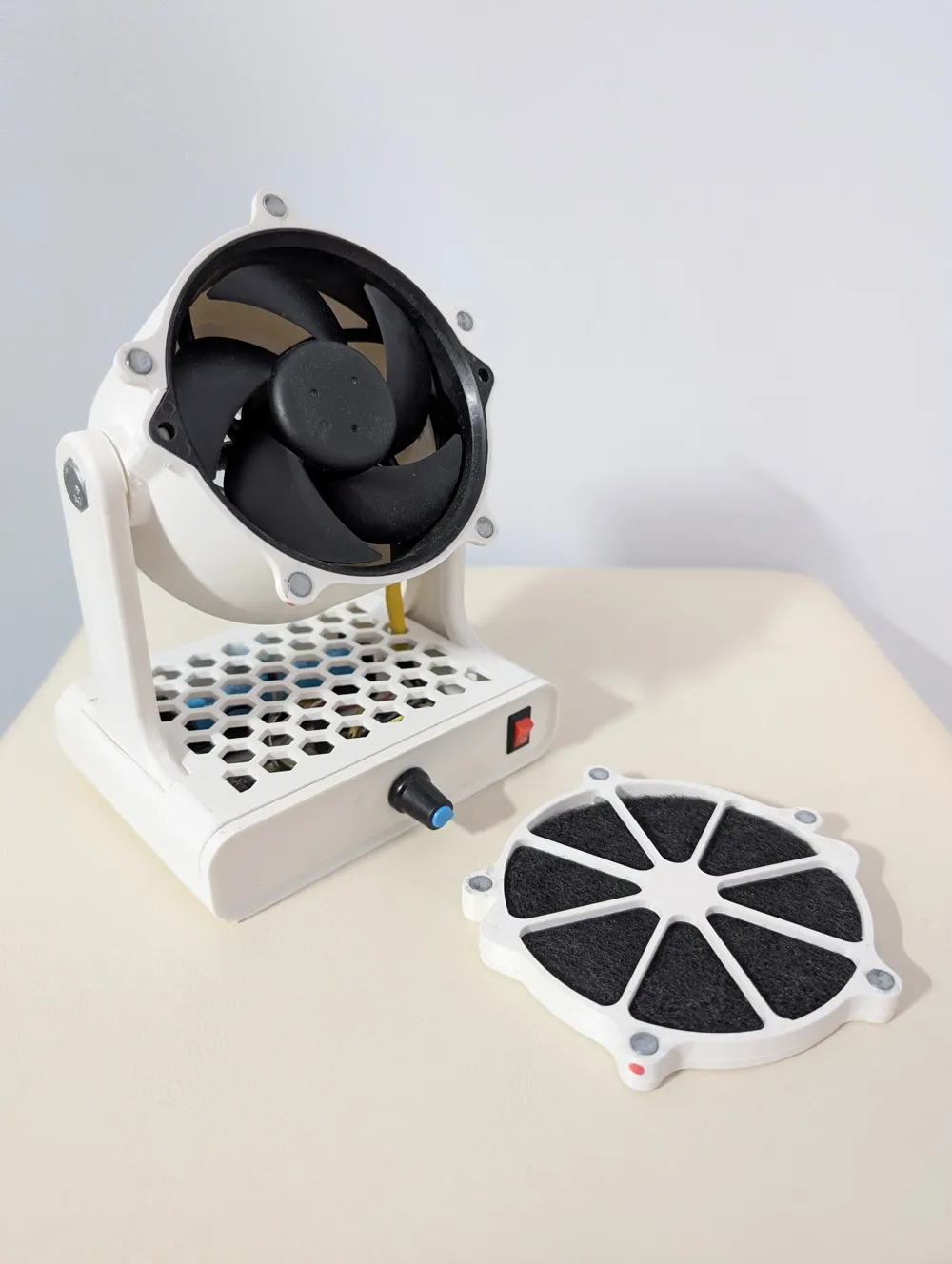 90mm CPU fan solder fume extractor - Free 3D Print Model - MakerWorld