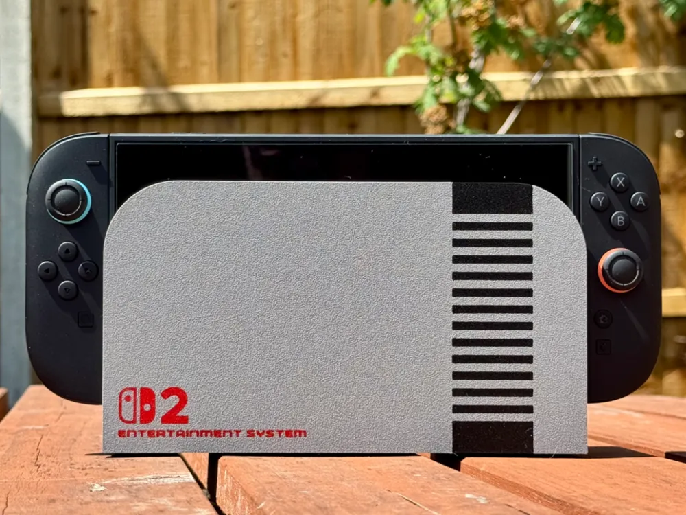 Nintendo Switch 2 NES style dock face plate/facia by Dave W MakerWorld ...
