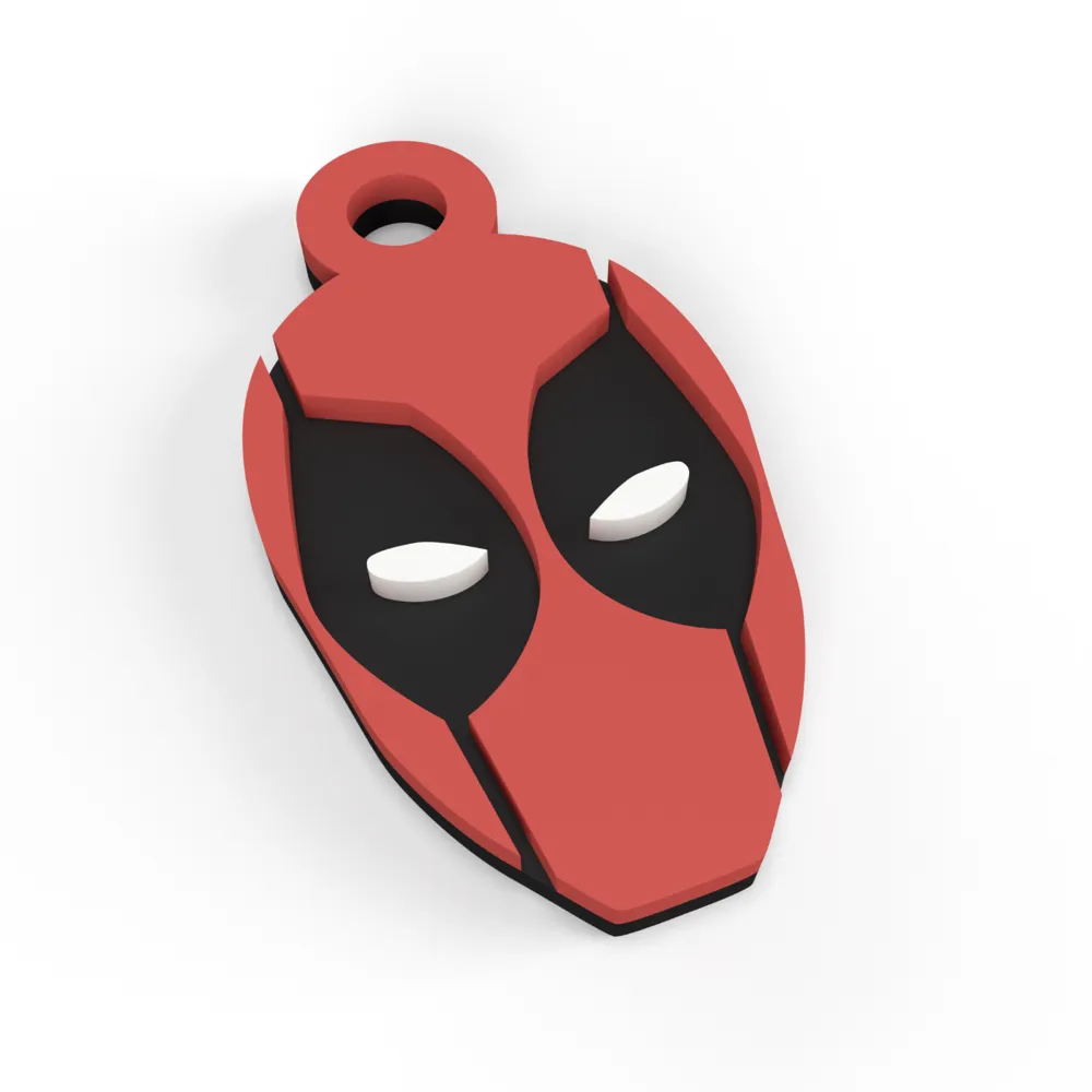 Superheroes Deadpool keychain by nicodeimos - MakerWorld