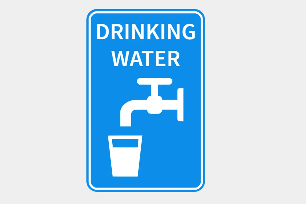 Drinking Water Sign - Make My Sign by Eleazar 3DinPlastic - MakerWorld