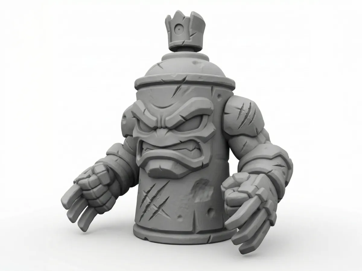 Wolverine Spray Can | Fan Art Graffiti Toy - Free 3D Print Model ...