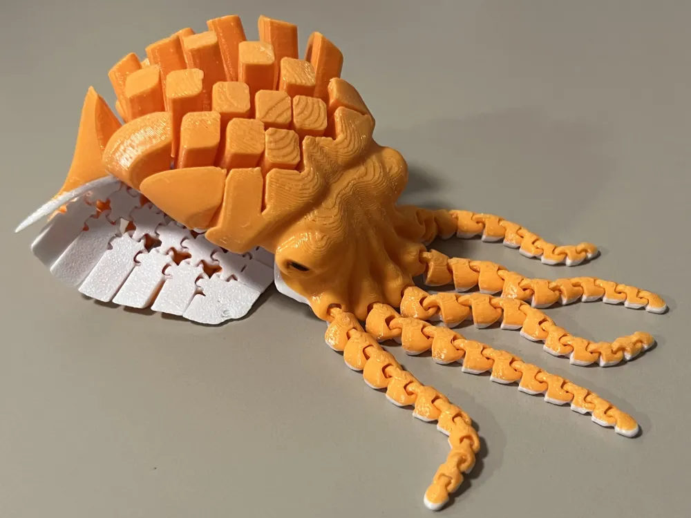 Flexi Cuttlefish by ASTAR MakerWorld: Download Free 3D Models