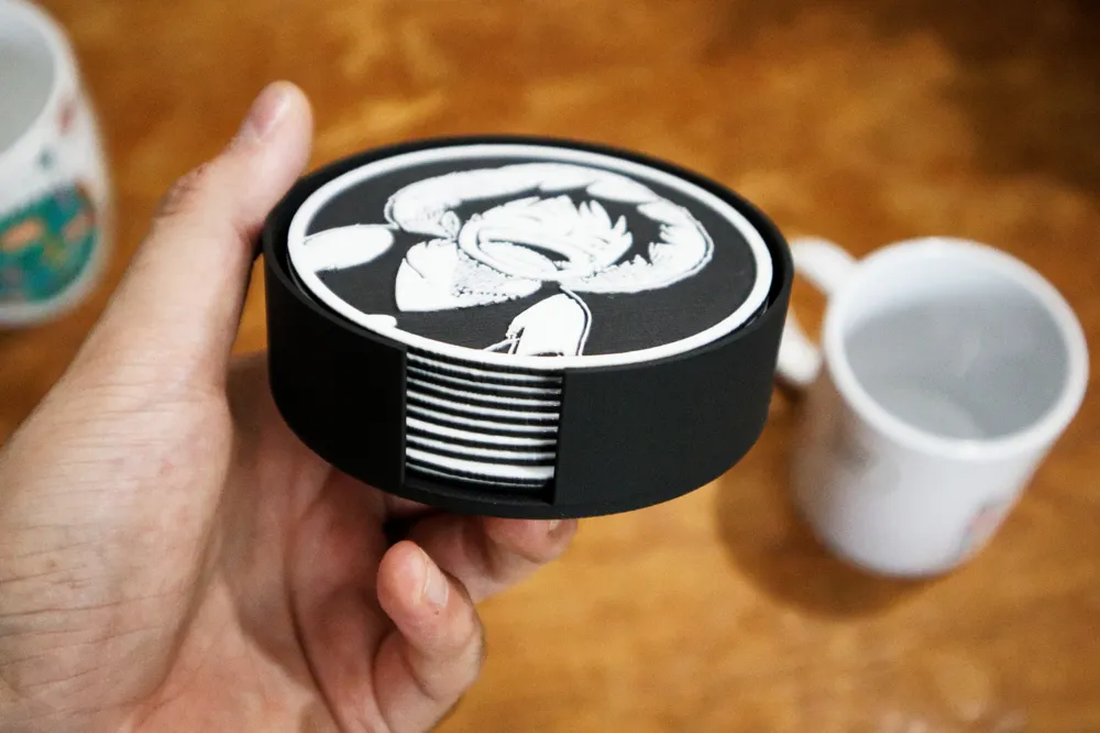 One Piece Coasters | 10 Units | Fan Art - Free 3D Print Model - MakerWorld