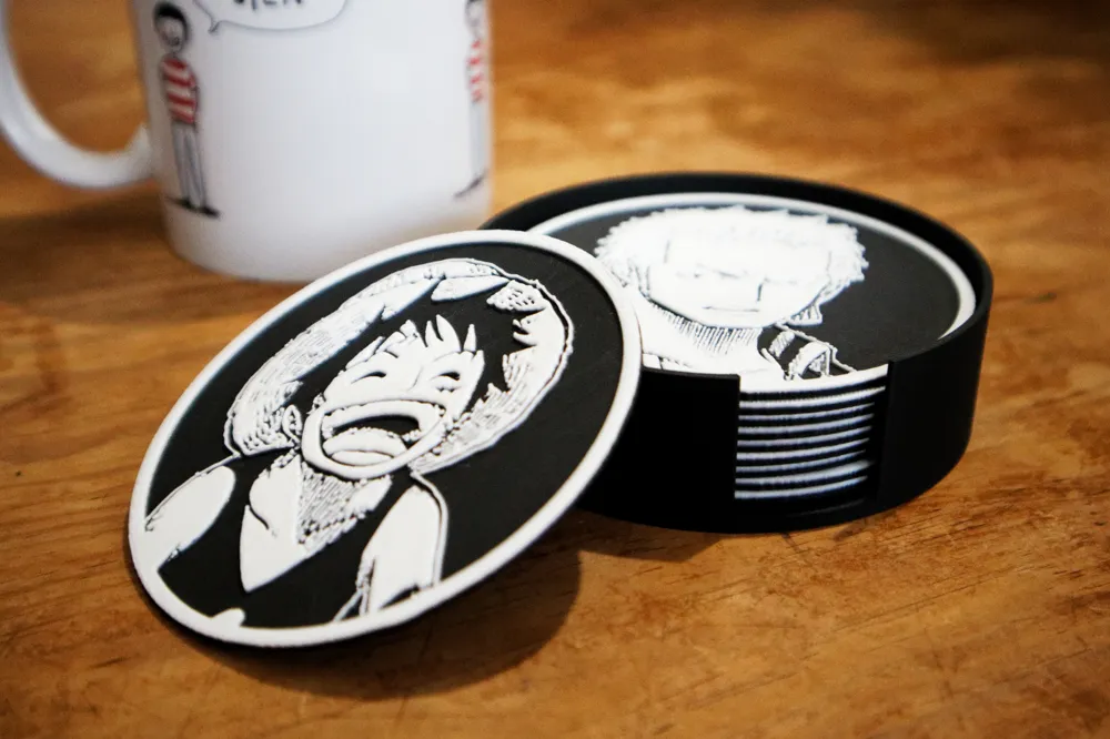 One Piece Coasters | 10 Units | Fan Art - Free 3D Print Model - MakerWorld