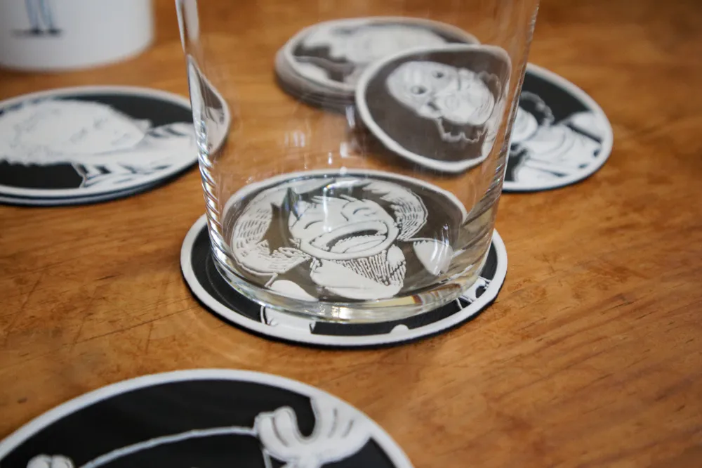 One Piece Coasters | 10 Units | Fan Art - Free 3D Print Model - MakerWorld