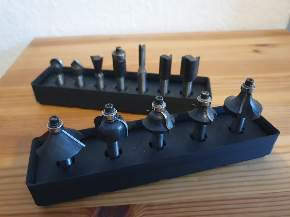 Gridfinity router bit tray Remixed by Schenk - MakerWorld