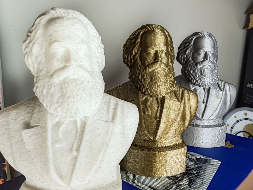Karl Marx Bust by commune - MakerWorld